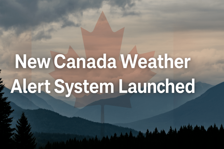 New Canada Weather Alert System For Extreme Weather Events - Canadianow